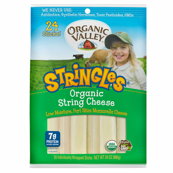 Organic Valley® Stringles Organic Mozzarella String Cheese Same-Day ...