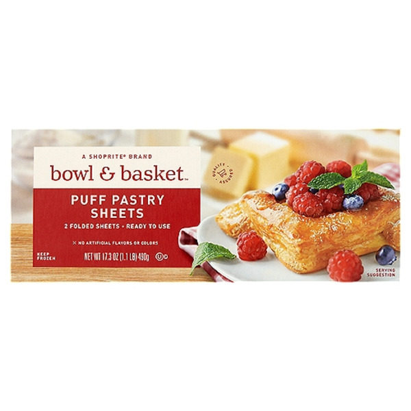 ShopRite Bowl & Basket Puff Pastry Sheets Same-Day Delivery | Instacart