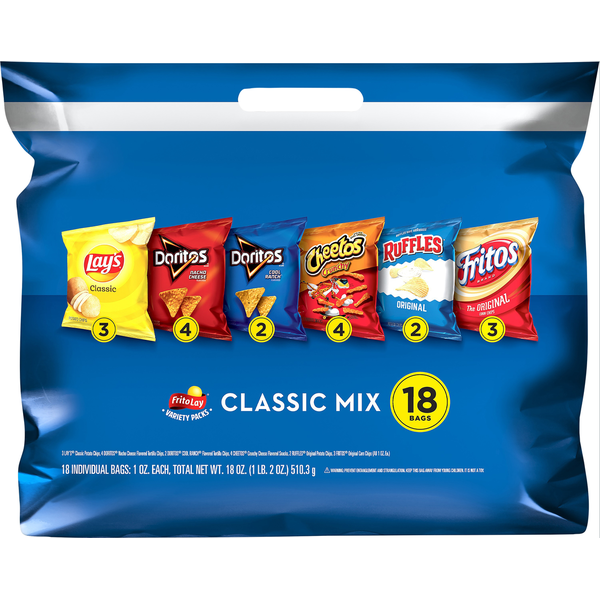 Frito Lay Snack, Classic Mix, Variety Packs Same-Day Delivery or Pickup ...