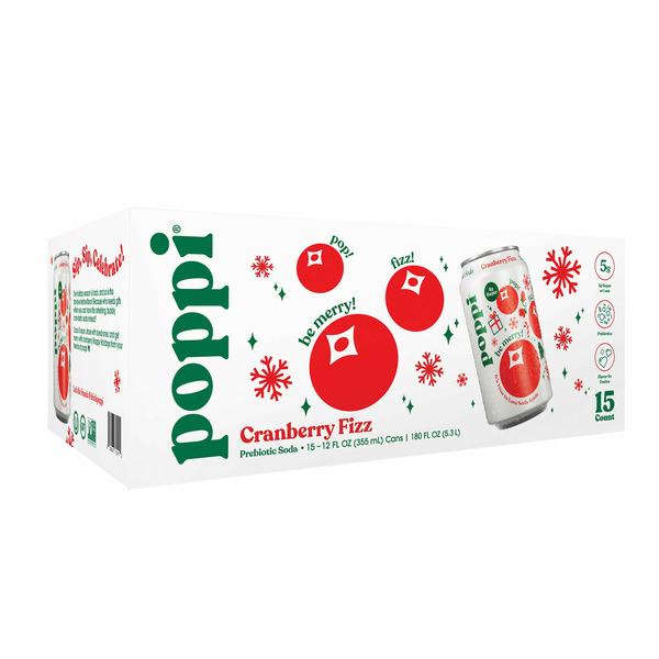 poppi Prebiotic Soda, Cranberry Fizz Same-Day Delivery | Costco