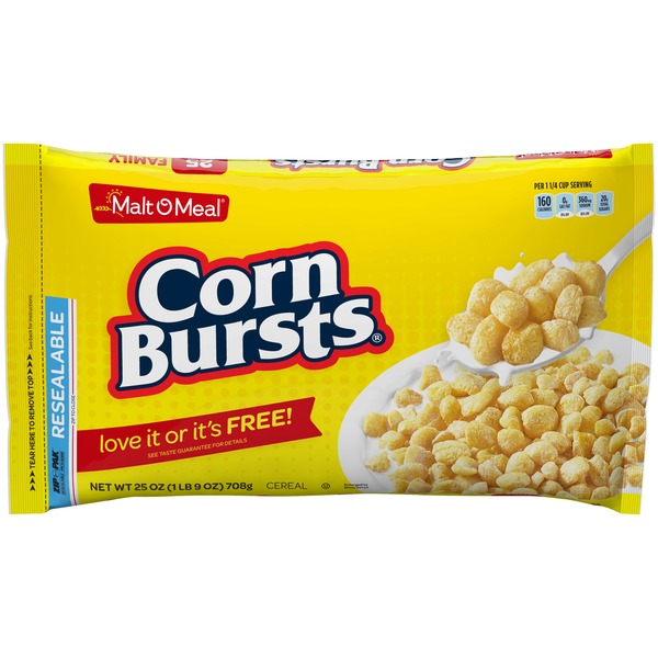 Malt-O-Meal Cereal Malt-O-Meal Corn Bursts Cereal (708 g) - Instacart