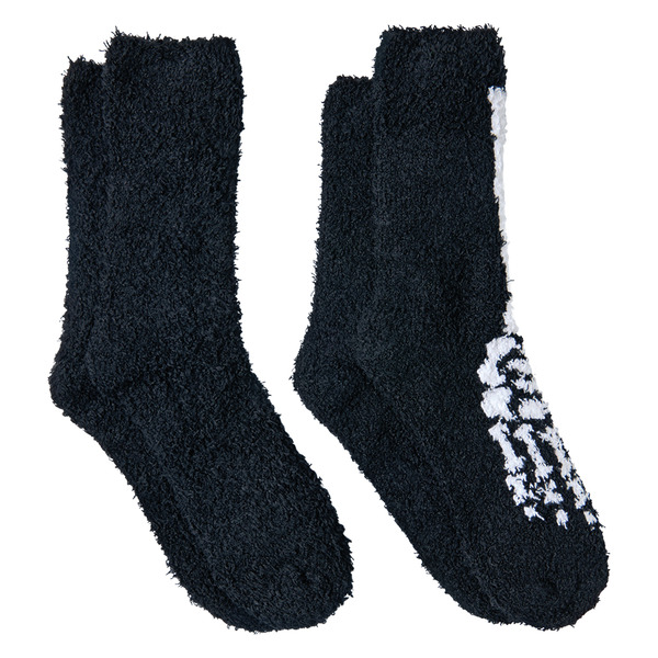 Ladies' Halloween Fuzzy Skeleton Socks Same-Day Delivery or Pickup | ALDI