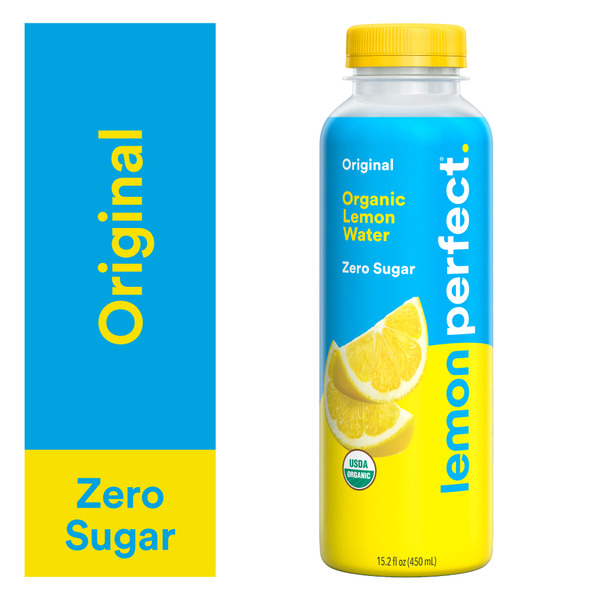 Safeway Lemon Perfect Original, Flavored Lemon Water, Organic, Zero ...