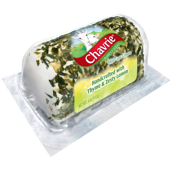 Chavrie Mild with Thyme & Zesty Lemon Goat Cheese (4 oz) - Instacart