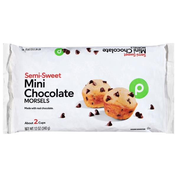 Publix Chocolate Morsels, Semi-Sweet, Mini Same-Day Delivery or Pickup ...