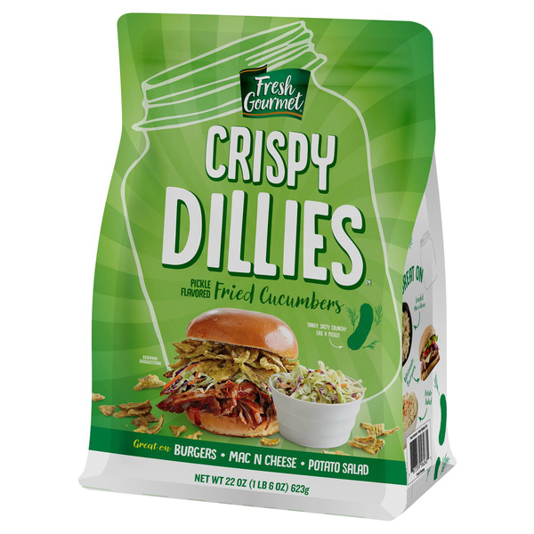 Fresh Gourmet Crispy Dillies Cucumbers, 22 oz Same-Day Delivery | Costco
