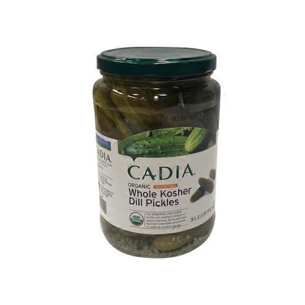 Cadia Organic Whole Dill Pickles (24 oz) - Instacart
