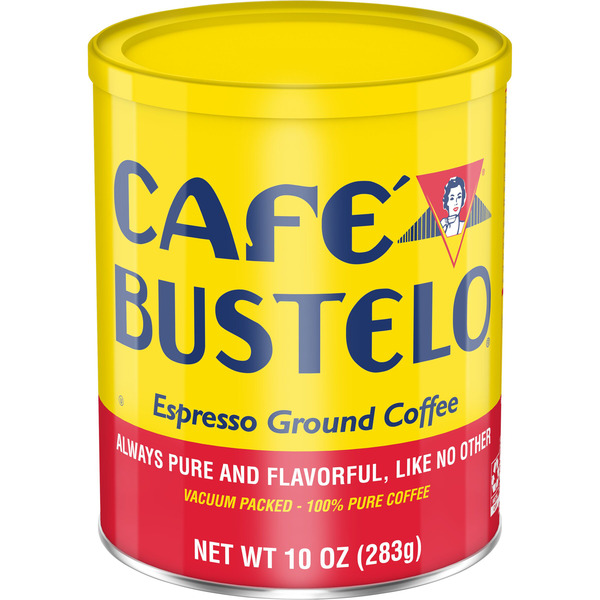 Café Bustelo Espresso Style Dark Roast Ground Coffee, 10 oz. Can Same ...