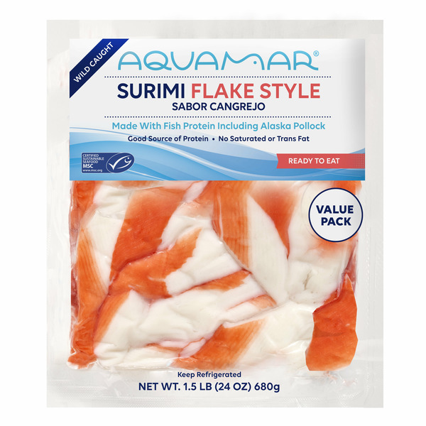 Walmart Aquamar Surimi Flake Style Alasa Pollock Same-Day Delivery ...