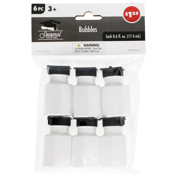 Grad Graduation Decor Favors Bubbles in Bottles With Caps & Tassels ...