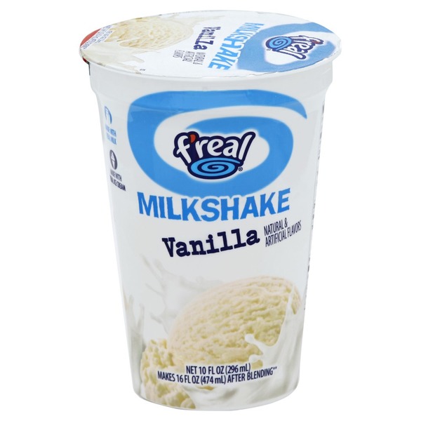 F Real Milkshake, Vanilla (10 oz) - Instacart