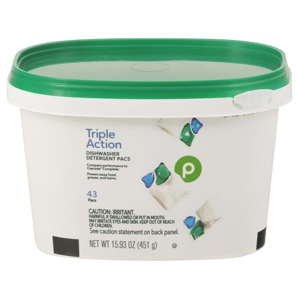 Publix Triple Action Dishwasher Detergent Pacs Same-Day Delivery or ...