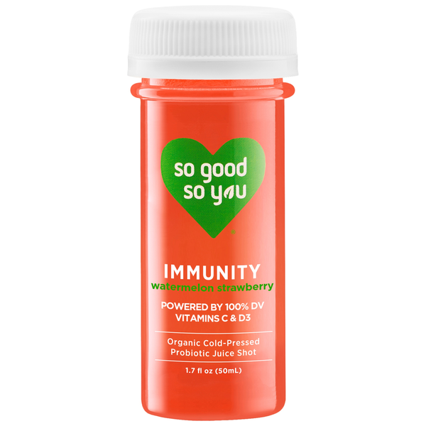 So Good So You Probiotic Juice Shot, Watermelon Strawberry, Immunity ...