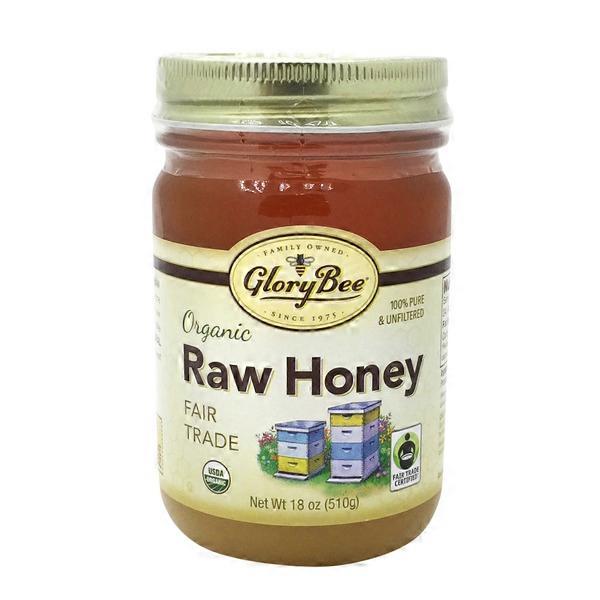 Glory Bee Organic Pure & Unfiltered Raw Honey (18 oz) - Instacart