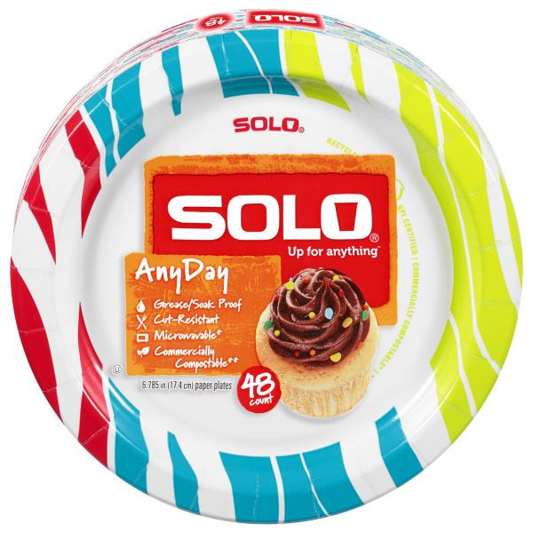 SOLO Paper Plates, AnyDay, 6.785 Inch Same-Day Delivery or Pickup | Publix