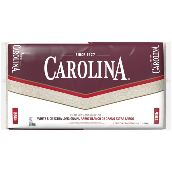 Carolina Enriched Extra Long Grain White Rice (25 lb) - Instacart