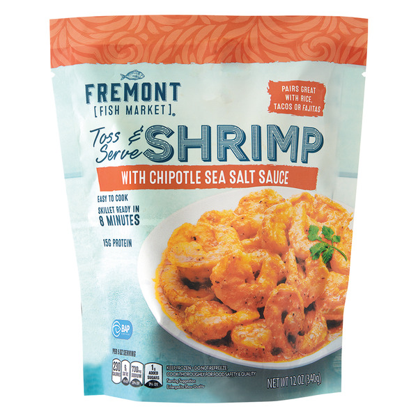 Fremont Fish Market Chipotle Sea Salt Toss & Serve Shrimp Same-Day Delivery or Pickup | ALDI