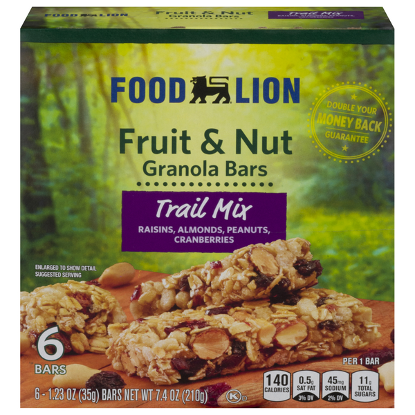 Food Lion Food Lion Granola Bars, Fruit & Nut, Trail Mix Same-Day ...
