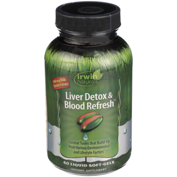 Irwin Naturals Liver Detox & Blood Refresh, Soft-Gels Same-Day Delivery ...