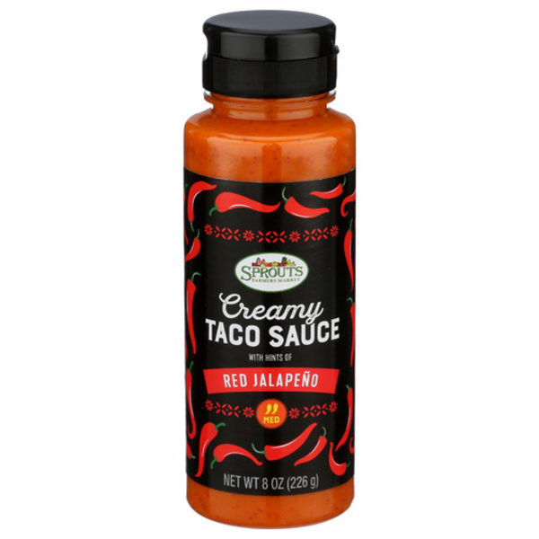 Sprouts Farmers Market Sprouts Creamy Taco Sauce With Red Jalapeno ...
