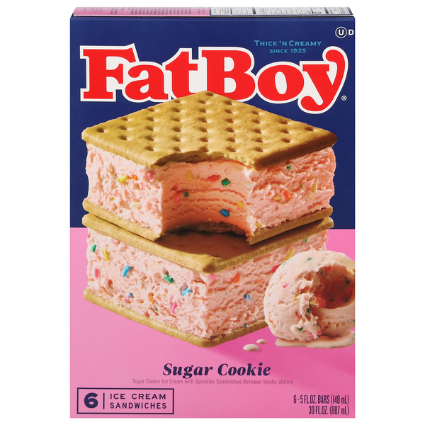Food Lion FatBoy Ice Cream Sandwiches, Sugar Cookie Same-Day Delivery ...