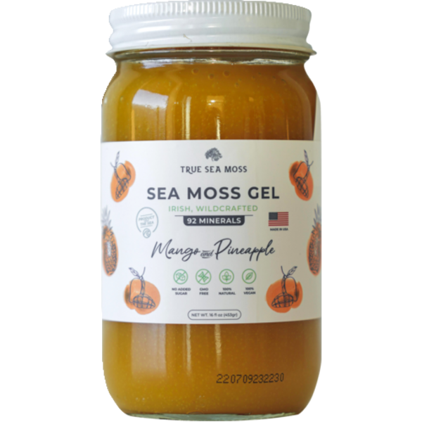 True Sea Moss Mango and Pineapple Sea Moss Gel Superfood Same-Day ...
