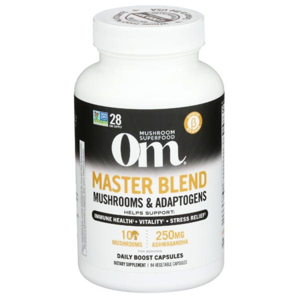 Om Mushroom Master Blend Capsules- 28 Day Supply Same-Day Delivery or ...