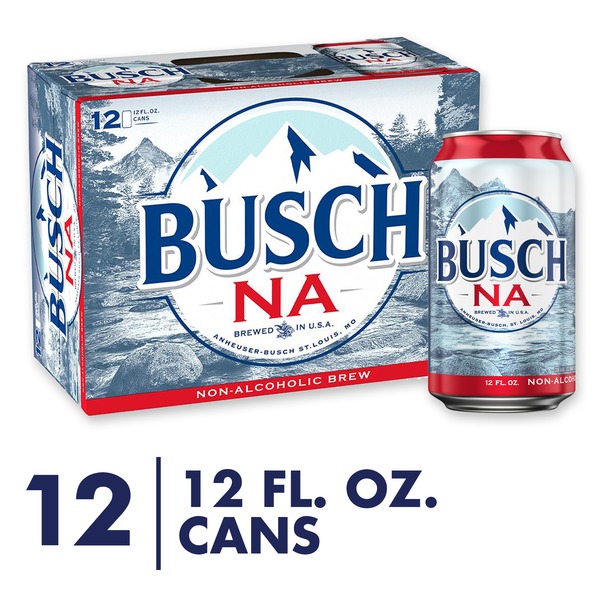 Busch Na Non Alcoholic Beer Cans (12 fl oz) - Instacart