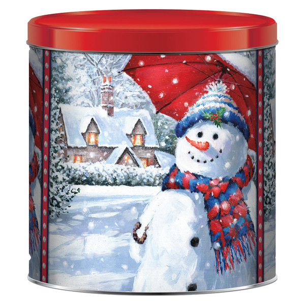 Clancy's Snowman Design Popcorn Tin Same-Day Delivery or Pickup | ALDI