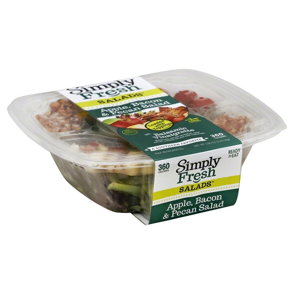 Simply Fresh Salads Salad, Apple, Bacon & Pecan (5.05 oz container ...