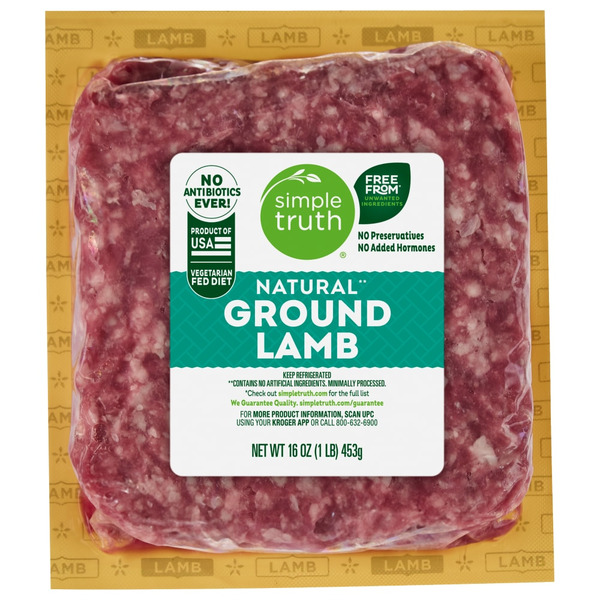 Kroger Simple Truth Natural Ground Lamb Same-Day Delivery or Pickup ...