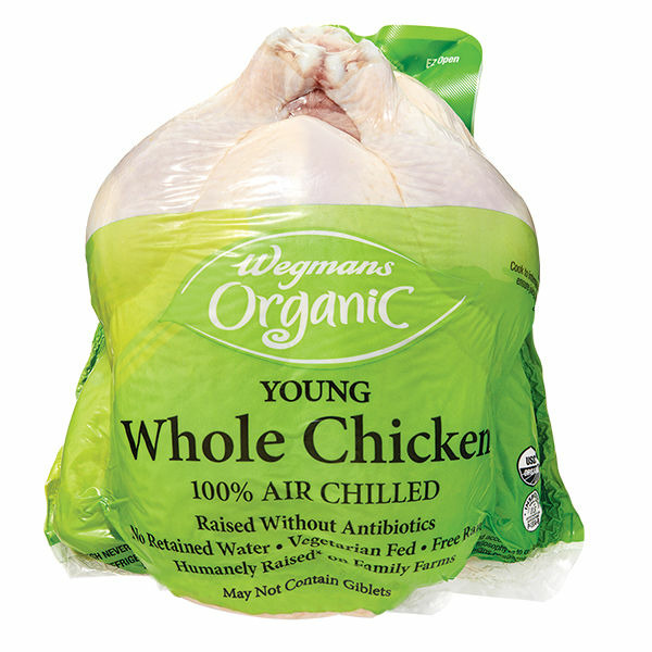 Wegmans Wegmans Organic Fresh Whole Chicken, Free Range Same-Day ...