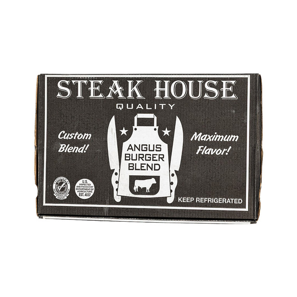 Steakhouse Blend Angus Burgers, 8 oz each - 10 lbs Delivery or Pickup ...