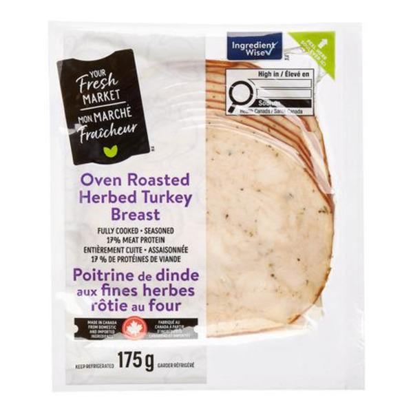 Walmart Your Fresh Market Oven Roasted Herbed Turkey Breast Same-Day ...