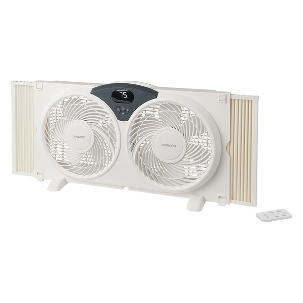 Ambiano Twin Window Fan With Remote Control Same-Day Delivery or Pickup ...