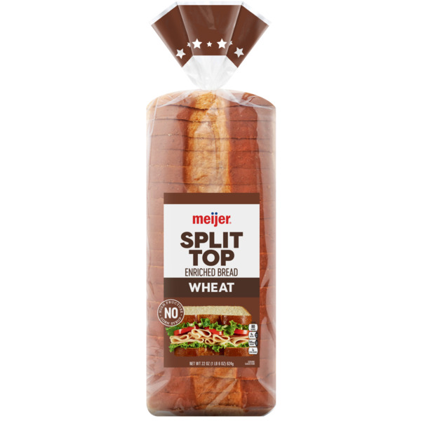 Meijer Meijer Wheat Enriched Split Top Bread Same-Day Delivery | Instacart