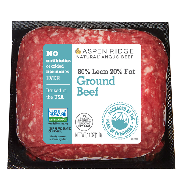 Safeway Aspen Ridge® 80% Lean 20% Fat Ground Beef Same-Day Delivery or ...