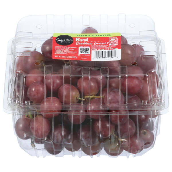 Safeway Signature SELECT Grapes, Seedless, Red Same-Day Delivery or ...