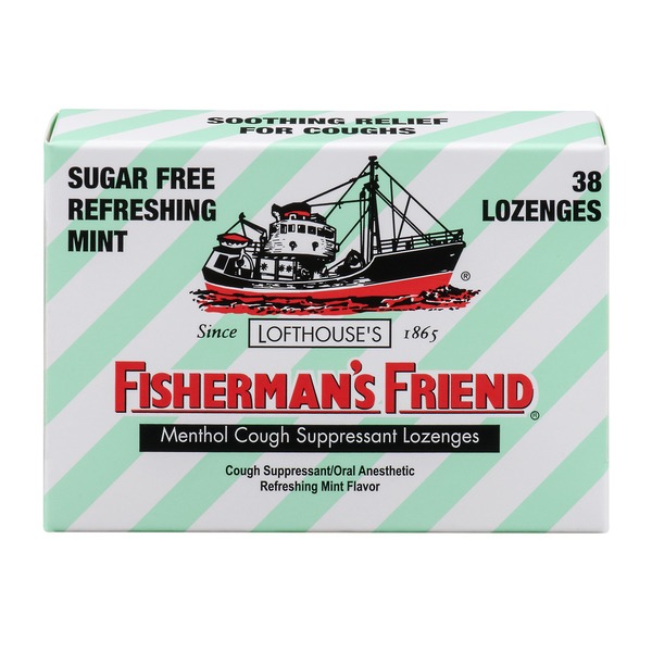 Fisherman's Friend Menthol Cough Suppressant Lozenges Sugar Free ...