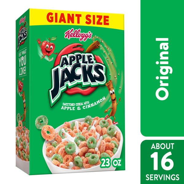 Kroger Kellogg's Apple Jacks Kellogg’s Apple Jacks Breakfast Cereal ...