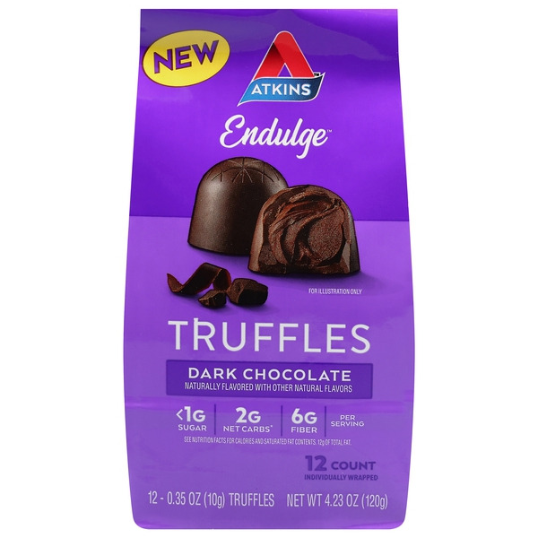 Atkins Truffles, Dark Chocolate Same-Day Delivery or Pickup | Save Mart