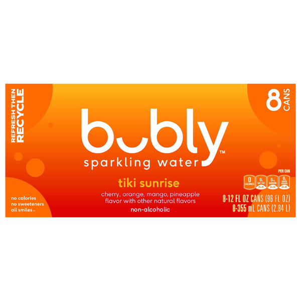 bubly Tiki Sunrise Sparkling Water Same-Day Delivery or Pickup ...