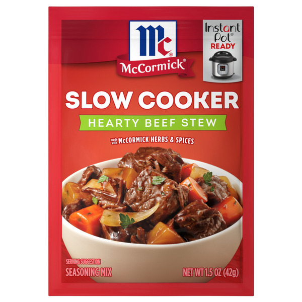 McCormick® Slow Cooker Hearty Beef Stew Seasoning Mix Same-Day Delivery ...