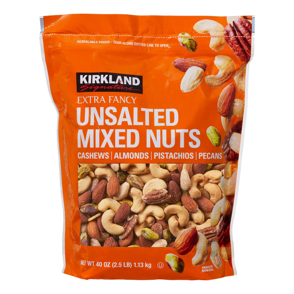 Kirkland Signature Extra Fancy Unsalted Mixed Nuts Same-Day Delivery ...