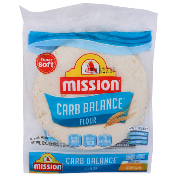 Mission Carb Balance Soft Taco Flour Tortillas Same-Day Delivery or ...