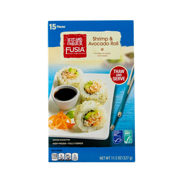 Fusia Shrimp & Avocado Roll Sushi Same-Day Delivery or Pickup | ALDI