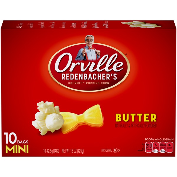 Orville Redenbacher's Butter Mini Bags Microwave Popcorn (42.5 g ...