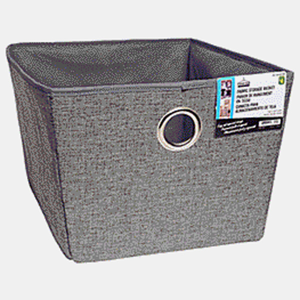 MAURICE Large Linen Look Storage Basket With Eyelet Same-Day Delivery ...