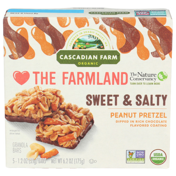 Cascadian Farm Organic Peanut Pretzel Granola Bars Same-Day Delivery or ...