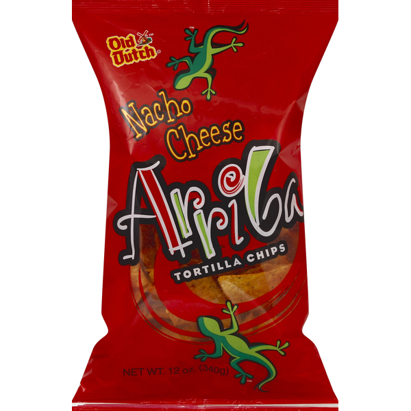 Old Dutch Tortilla Chips, Arriba, Nacho Cheese (12 oz) - Instacart